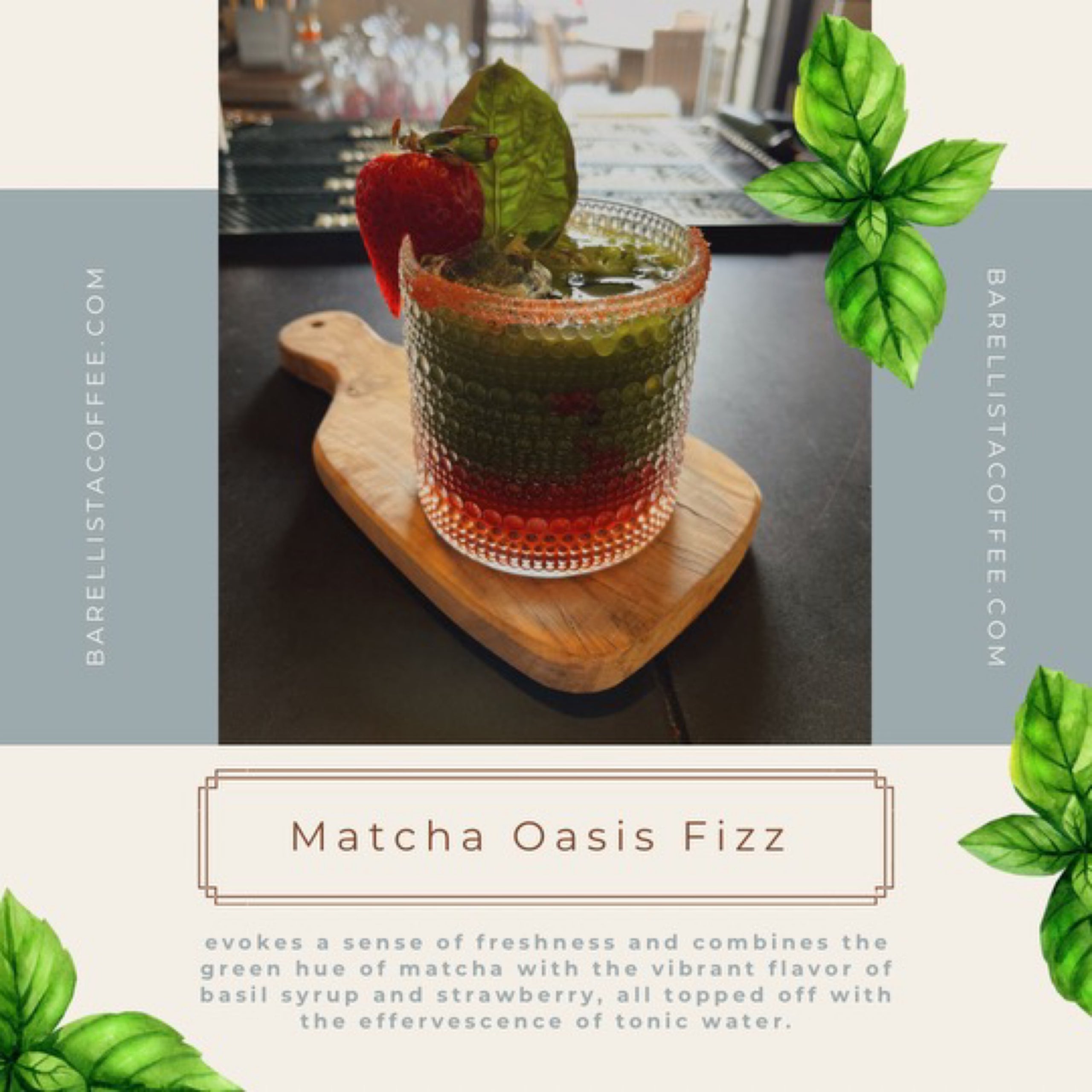 Matcha Oasis Fizz (ICED ONLY) | Barrelista
